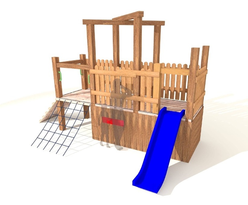 Playframe 2 climbing frame | Timotay Playscapes | ESI External Works