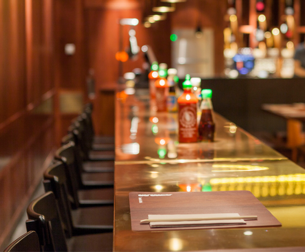 Bespoke restaurant sharing tables | Benchmark | ESI Interior Design