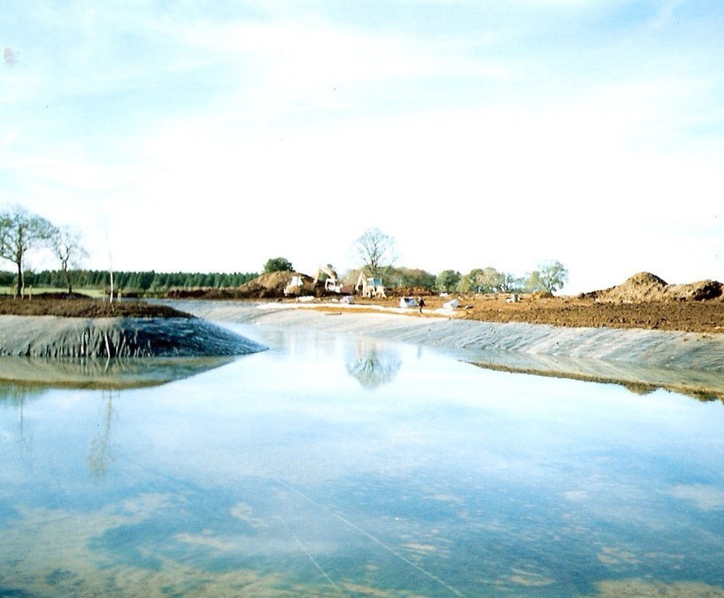 Lake construction for private landscape project | Lakes & Fountains ...