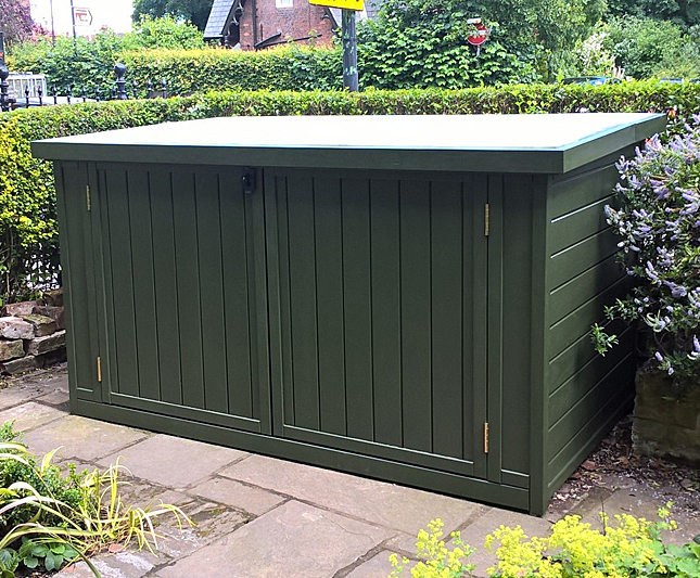 Pedalbase 5 solid timber bike shed | The Bike Shed Company | ESI ...