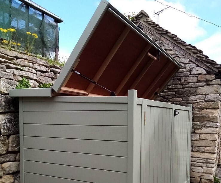 Pedalbase 3 solid timber bike shed | The Bike Shed Company | ESI ...