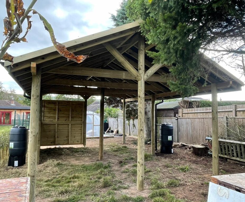 Rustic timber outdoor classroom for primary school | Setter Shelters ...