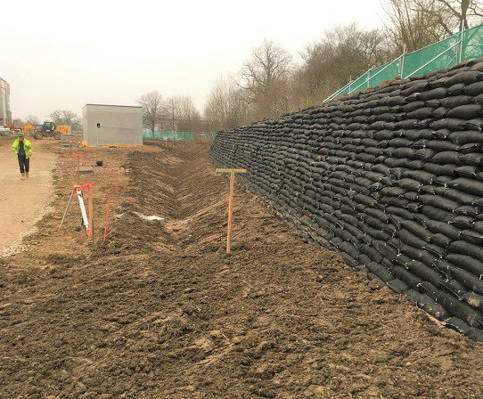 Rootlok vegetated walls for erosion control on slopes | GeoGrow | ESI ...