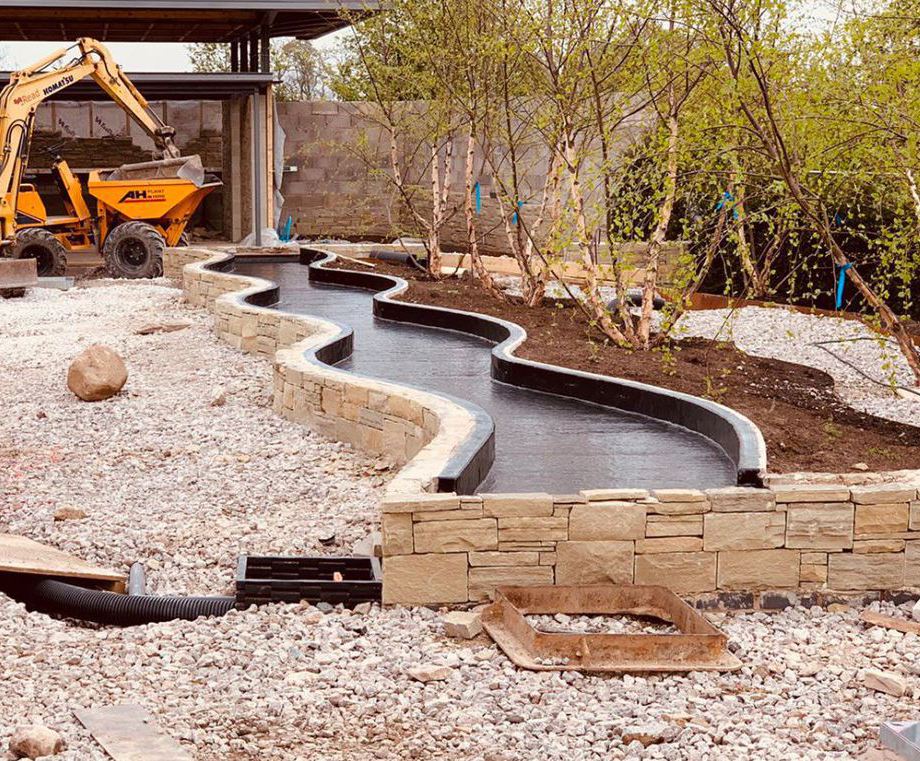 Water feature and pond lining | Lining Systems GRP | ESI External Works