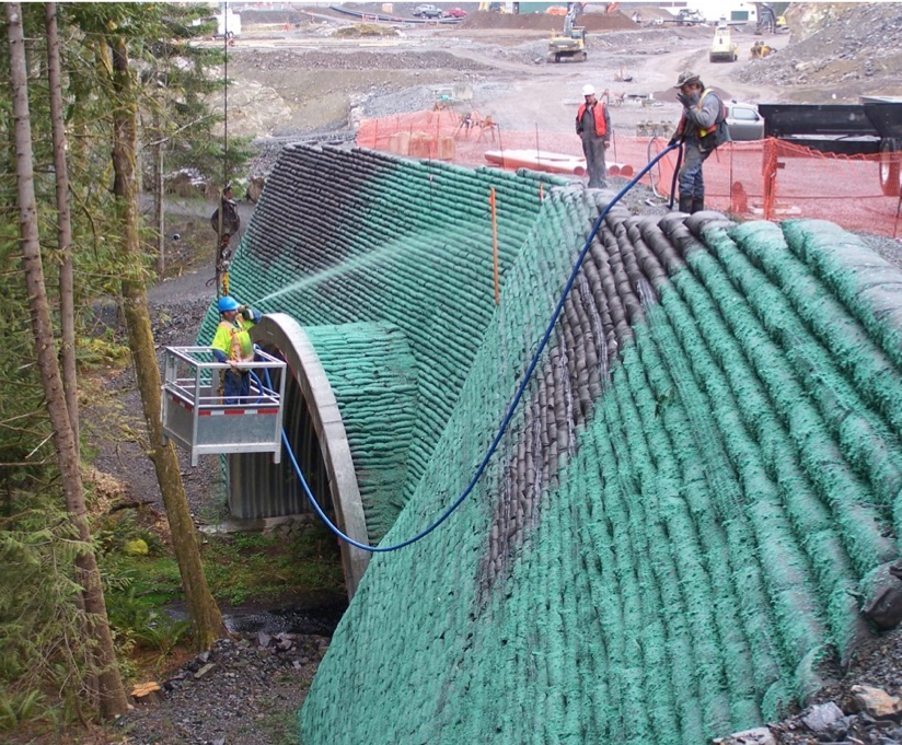 Vegetated wall system for 10m-high retaining bank | Gravitas ...