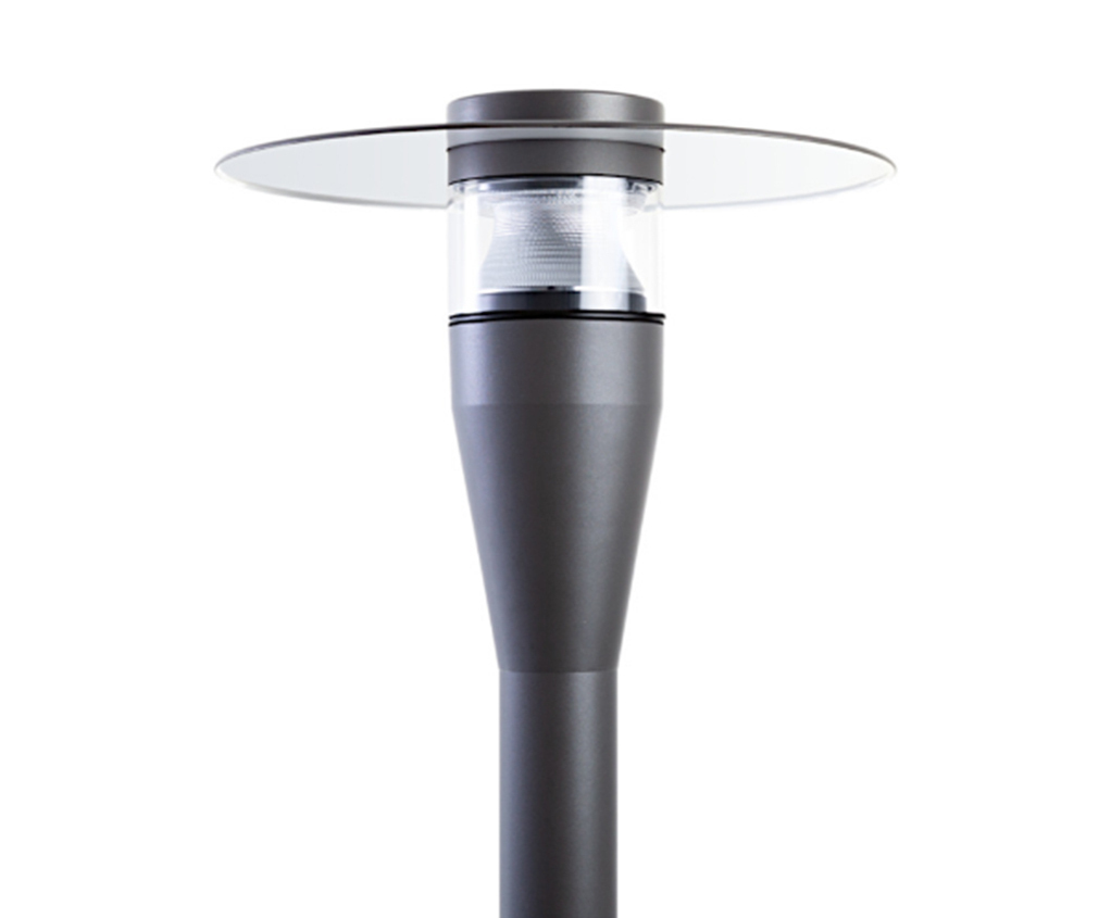 Elo Shape pole-top luminaire for paths and squares | Selux UK | ESI External Works