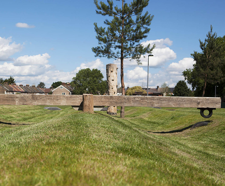 Oak and robinia play equipment - Drapers Field, Leyton | Duncan & Grove ...