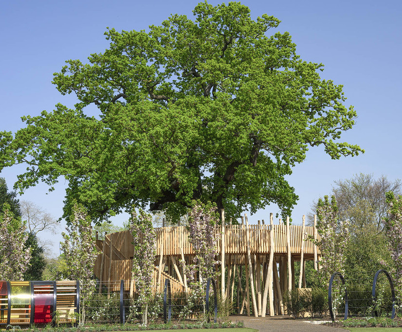 Oak Tree Circle timber play structure - Kew Gardens | Duncan & Grove ...