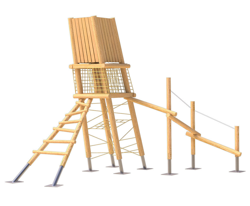 Robinia Climbing Frame No.4 (CF.2.04) | Duncan & Grove | ESI External Works