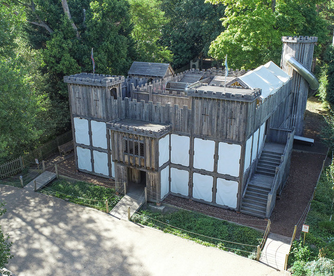 Bespoke themed playground - Hever Castle | Duncan & Grove | ESI ...