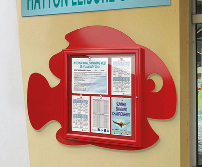 Novelty shaped external notice boards | Notice Board Company | ESI ...