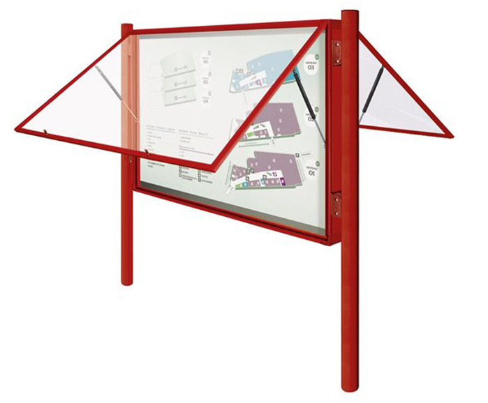 Poster Case 2000 - double sided external noticeboard | Notice Board ...