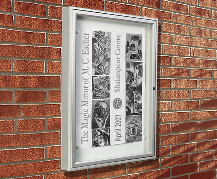 Poster Case 2000 - wall mounted external noticeboard | Notice Board ...