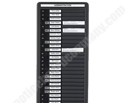 Staff In/Out Notice Boards | Notice Board Company | ESI Interior Design