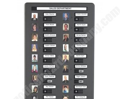 Staff In/Out Notice Boards | Notice Board Company | ESI Interior Design