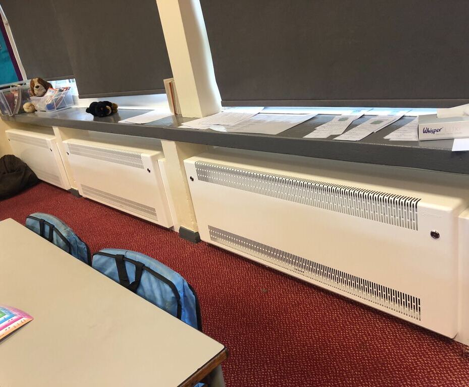 Radiator covers for school in West Yorkshire | Contour Heating Products ...