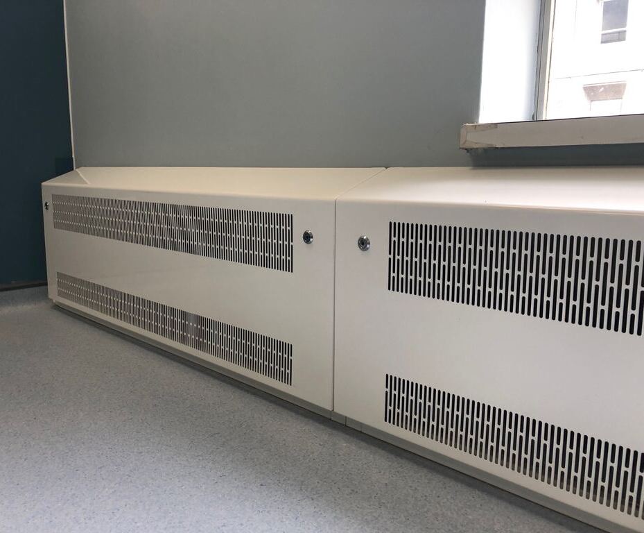 Perimeter heating covers for hospital in East Midlands | Contour ...