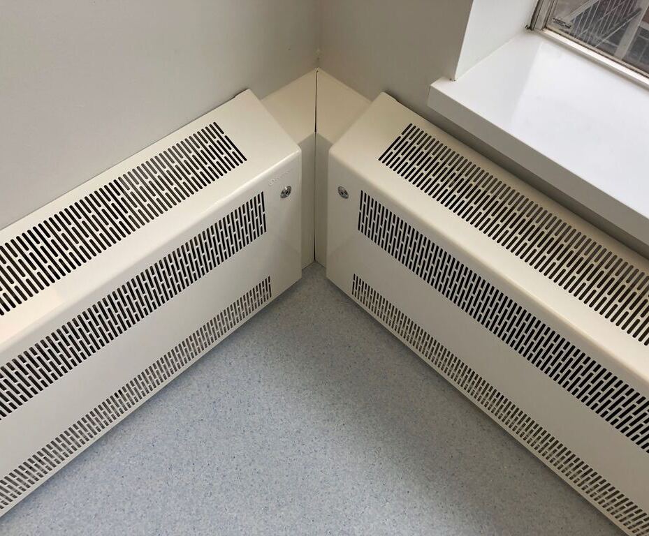 Perimeter heating covers for hospital in East Midlands | Contour ...