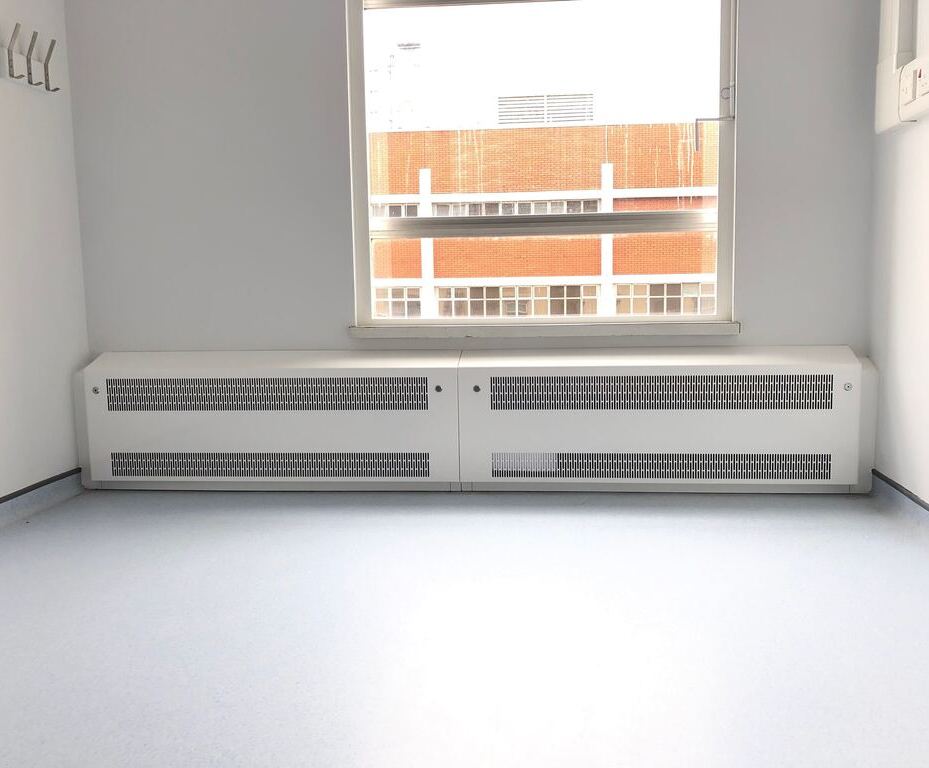 Perimeter heating covers for hospital in East Midlands | Contour ...