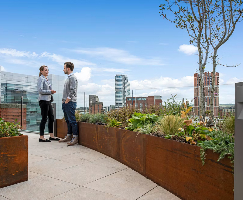 Office terrace in iconic city centre landmark | Raaft | ESI External Works