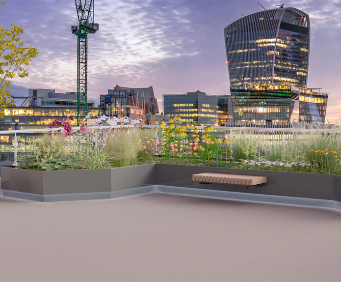 Planterline - straight structural steel planter walls | Raaft | ESI ...