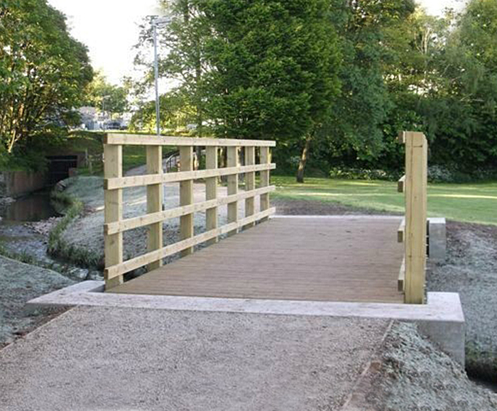 Cycleway bridges | Wooden Bridge Company | ESI External Works