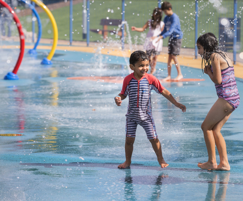 Splash 'n' Play at Willen Lake | Ustigate Waterplay | ESI External Works