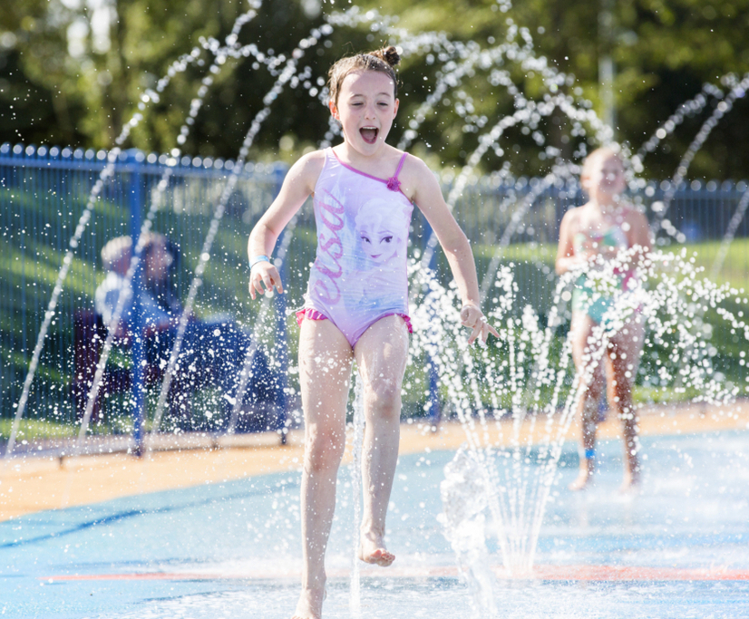 Splash 'n' Play at Willen Lake | Ustigate Waterplay | ESI External Works