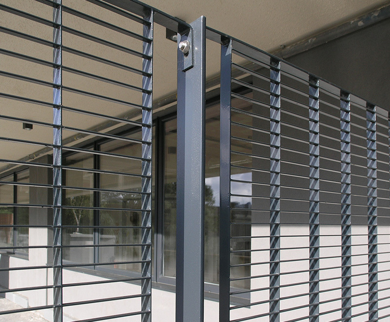 Perimeter fencing and gates for apartment block refurb | Lang+Fulton ...