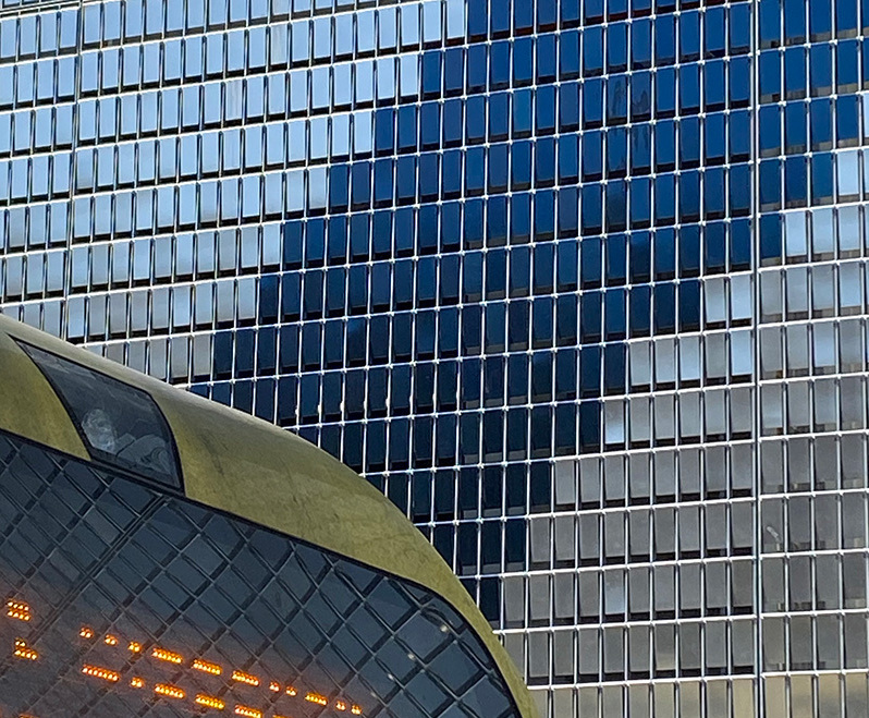 Kinetic wall cladding used in public art - Rochdale | Lang+Fulton | ESI ...