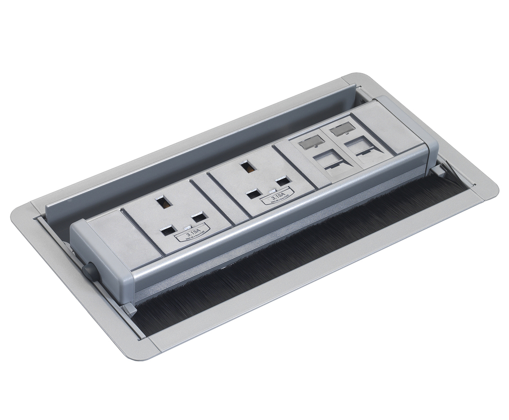 Horizon Through Desk Power Module | CMD Ltd | ESI Interior Design