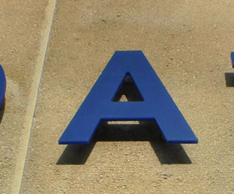 Bespoke cut-out acrylic architectural letters and logos | Ward Signs ...