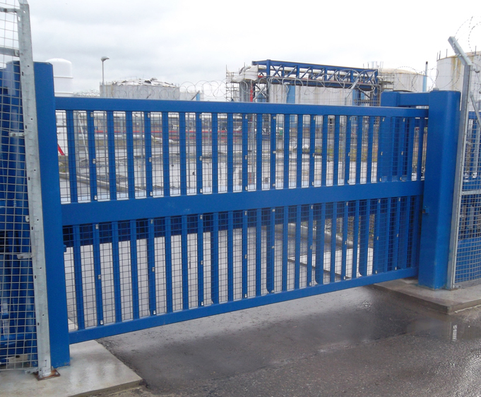 PAS 68 Terra Sliding Cantilevered Gate 7.5t @ 50mph | Frontier Pitts ...
