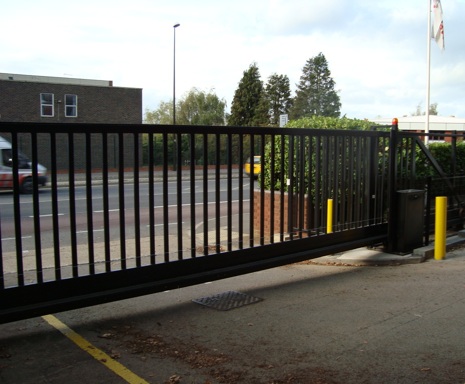 Sliding Cantilevered Gates | Frontier Pitts | ESI External Works