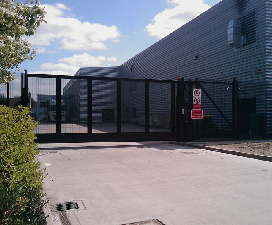 Sliding Cantilevered Gates | Frontier Pitts | ESI External Works