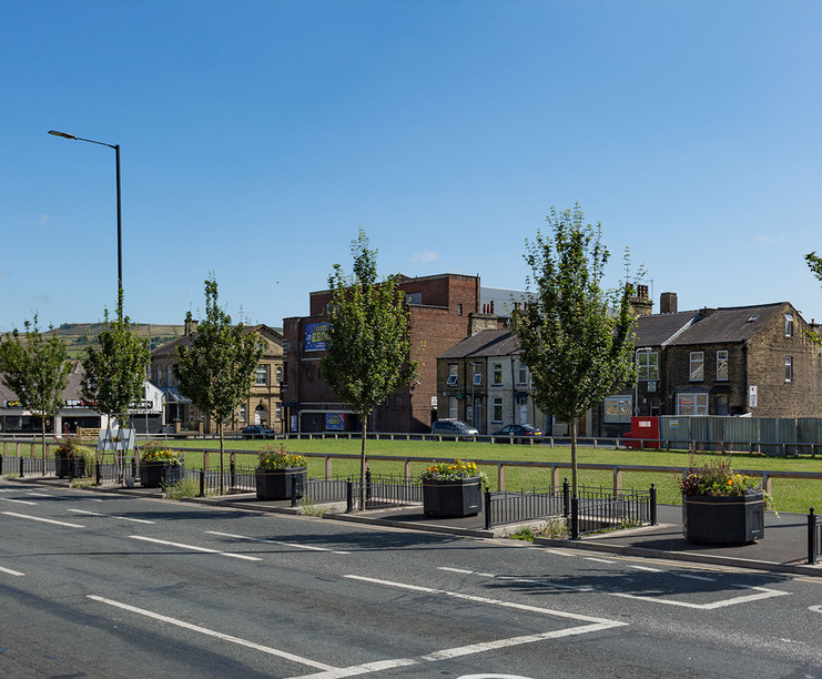 SuDS tree pit solution for town centre alterations | GreenBlue Urban ...