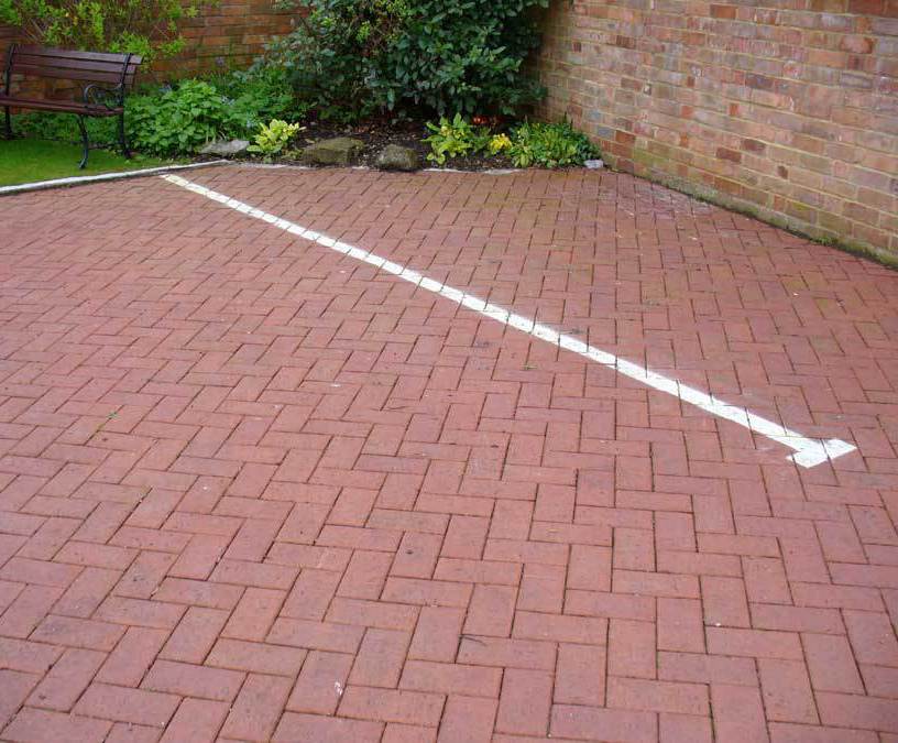 Staffordshire Red square edged and chamfered clay pavers | Ketley Brick ...