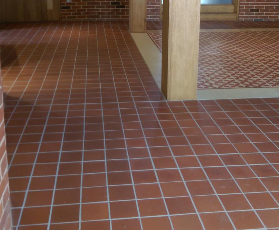 Staffordshire Red quarry tiles | Ketley Brick Company | ESI Interior Design