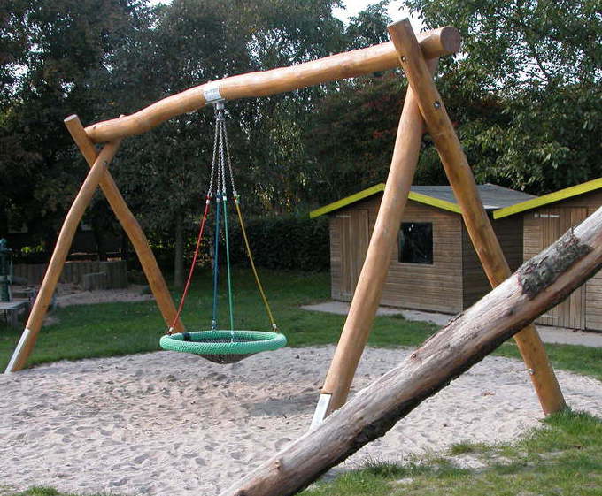 3m Height Single Point Swing 901240100R | Jupiter Play | ESI External Works