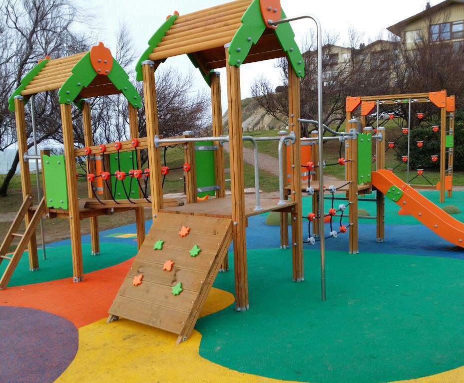 Nice Climbing Frame & Bridge | Jupiter Play | ESI External Works