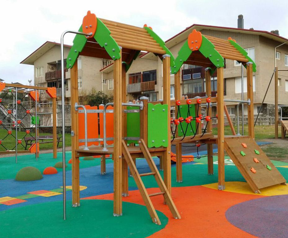 Nice Climbing Frame & Bridge | Jupiter Play | ESI External Works