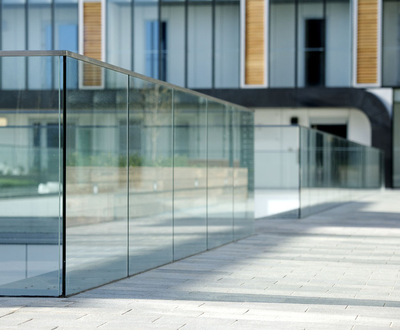 B40 frameless glass balustrade | BA Systems | ESI Building Design