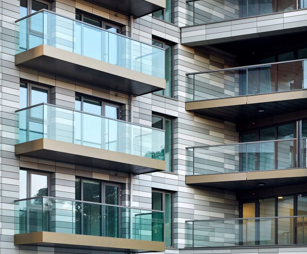 Glass balustrades for high-rise residential building | BA Systems | ESI ...