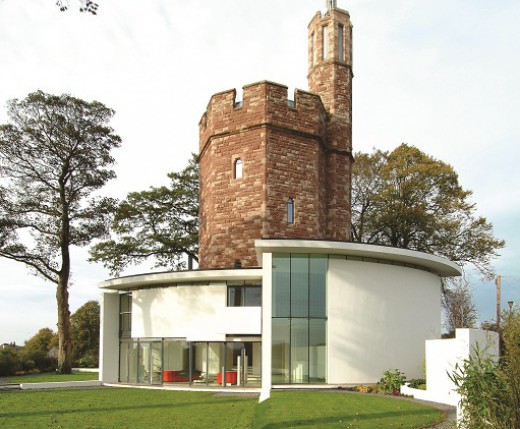 Stone Paving for Garden at Lymm Water Tower, Cheshire | Westminster ...