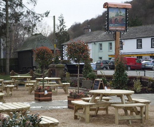 Traditional Stone Paving for Famous Lake District Pub | Westminster ...