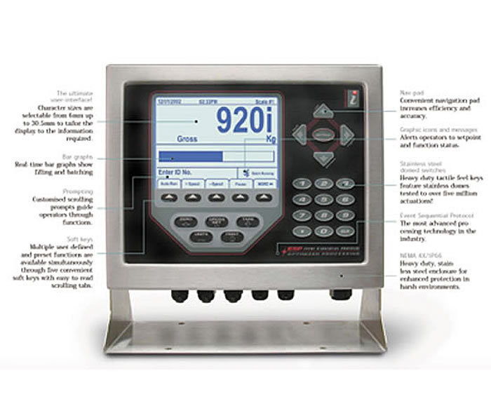 920i programmable weight indicator / controller | Applied Weighing ...