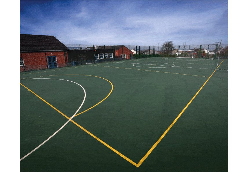 MUGA build for primary school meets all requirements | DCM Surfaces ...