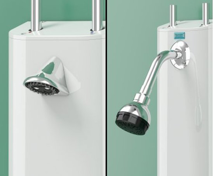 Surface-mounted shower panels | Horne Engineering | ESI Interior Design