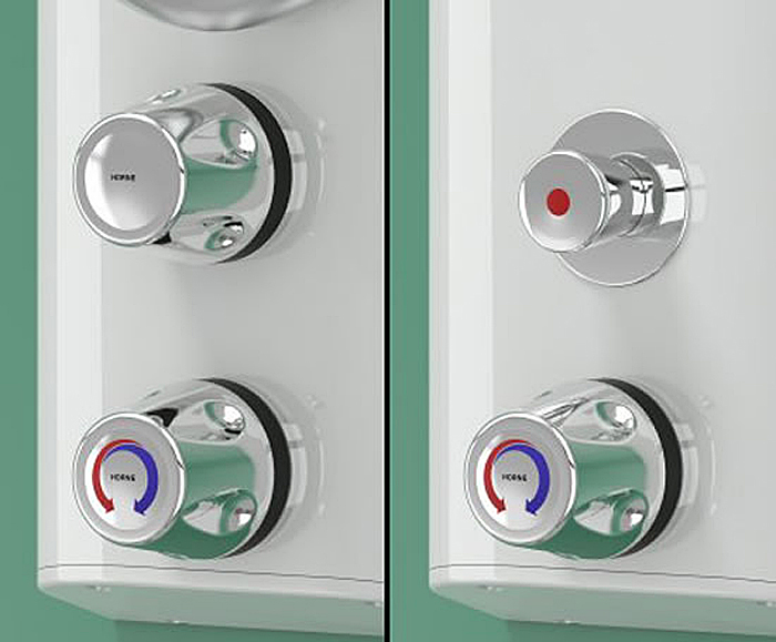 Surface-mounted shower panels | Horne Engineering | ESI Interior Design