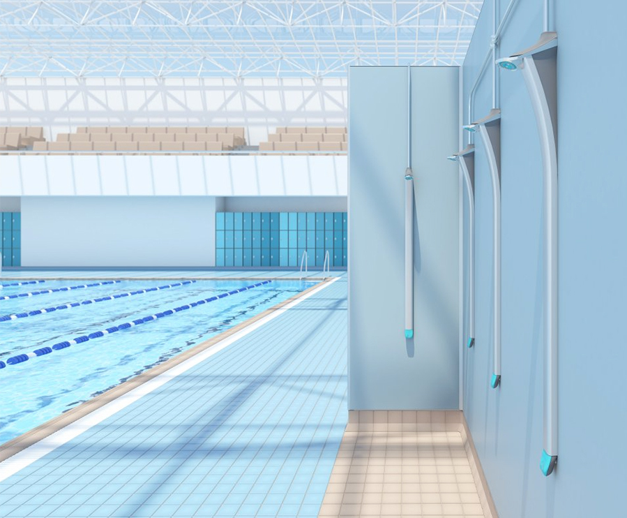 Surface-mounted shower panels | Horne Engineering | ESI Interior Design